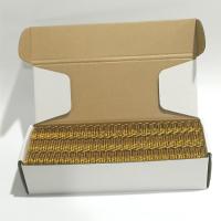 China Bronze 0.8mm Thickness Metal Double Wires After Printing Spiral Binding Wires for sale