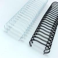 China Stationary Box A4 Size Double Loop Wire Binding 2:1 Nylon Coated Loop Wire for sale