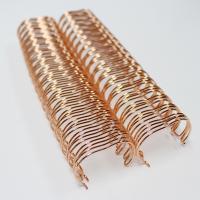 China Wholesale 1/4''-1 1/2'' Wire O Binding Spiral Twin Spiral Wire Double Loop Wire Coil for sale