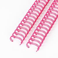 China 1 MM Thick Twin Loop Coil Wire Spirals Twin Binding Wire For Book Store for sale