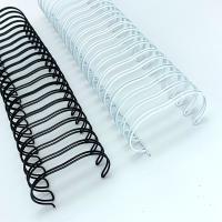 China 120 Sheets 9/16'' Double Loop Binding Wire O Binding Ring Nylon Coated for sale