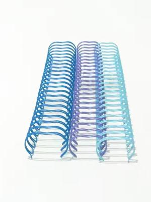 China 200 Sheets 1'' Double Coil Binding Wires A5 Double Loop Wire For Notebook for sale