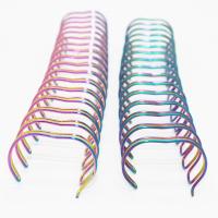 China 0.7mm Thick Binding Spiral Metal Wire O Binding Book For Printing Shop for sale