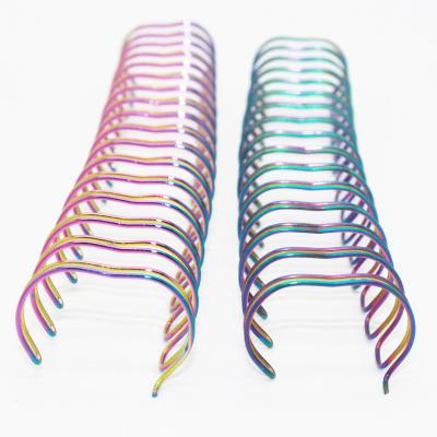 China 5/16'' Metal Spiral Binding Wire Twin Loop Wire O Binds For Bookstore for sale