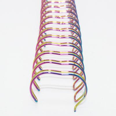 China Various Colors 3/8'' Double Binding Wire Ring for Calendar Binding for sale