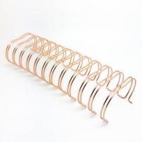 China Binder Spiral Coil 9.5mm Wire O Binder Double Loop Book Binding Wire For Bookstore for sale