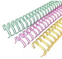 China Wire O Bindings 120 Pages Wire And Coil Loop Wire 14.3mm For Printing Store for sale