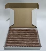 China 7/16'' Pitch 3:1 Rose Gold Wire Binding Double Spiral Wire Book Binding for sale