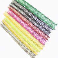 China 1 MM Thick Twin Loop Coil Wire Spirals Twin Binding Wire For Book Store for sale