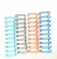 China 1 MM Thick Twin Loop Coil Wire Spirals Twin Binding Wire For Book Store for sale