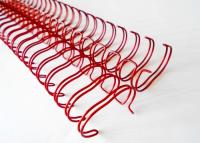 China A3 Max Size 38mm Binding Spiral Wire Pitch 2:1 Metal Double Twin Loop for sale
