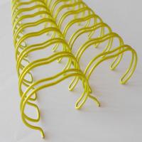China A3 Max Size 38mm Binding Spiral Wire Pitch 2:1 Metal Double Twin Loop for sale
