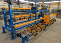 China Double Wire Fencing Wire Making Machine , Black Wire Chain Link Weaving Machine for sale