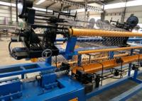China Double Wire Fencing Wire Making Machine , Black Wire Chain Link Weaving Machine for sale