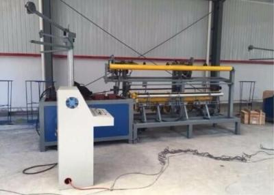 China Railway Guard  Chain Link Mesh Machine , Semi Automatic Chain Link Fencing Machine for sale