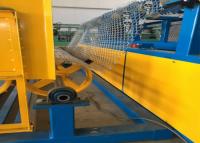 China Garden Chain Link Fence Making Machine , Adjustable Speed Wire Mesh Weaving Machine for sale