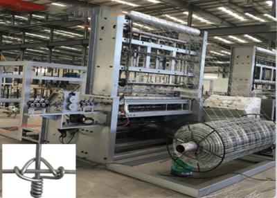 China High Speed Wire Mesh Making Machine , Grassland Field Chain Link Weaving Machine for sale