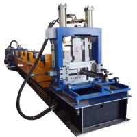 China 10m/Min CZ Purlin Roll Forming Machine PLC Control 14 Raws for sale