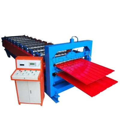 China 1mm Thickness Steel Tile Shutter Door Making Machine 15m/Min For Garage for sale