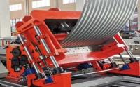 China ZX-40 Seamed Steel Plate Silo Forming Machine Spiral 4mm 4.5m/Min for sale