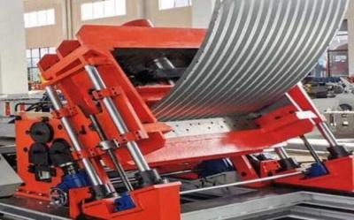 China ZX-40 Seamed Steel Plate Silo Forming Machine Spiral 4mm 4.5m/Min for sale