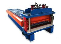 China Waves Glazed Roof Tile Forming Machine 3 Kw 1200mm 12meters/Min for sale
