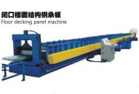 China Steel Floor Decking Roll Forming Machine Closed Type 1000mm for sale