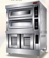 China Combination Baking Oven Bread Machines With Proofer Electric 2 In 1 Deck Bread Baking for sale