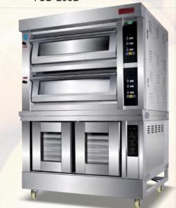 China Combination Baking Oven Bread Machines With Proofer Electric 2 In 1 Deck Bread Baking for sale