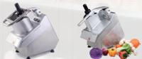 China Electric Food Vegetable Slicing Cutting Machine Shallot Carrot Cucumber Slicer for sale