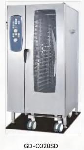 China Combi Oven Combines Steamer Baking In Multifunctional 4 Layer 9kW for sale