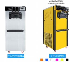 China Double Compressor Ice Cream Machine Precooling 220v 50 - 60hz 1800W for sale