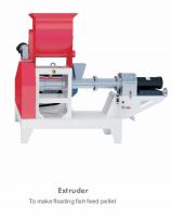 China 16 - 68kw Aquatic Feed Pellet Extruder 40 - 300kg / H Farm Use for sale