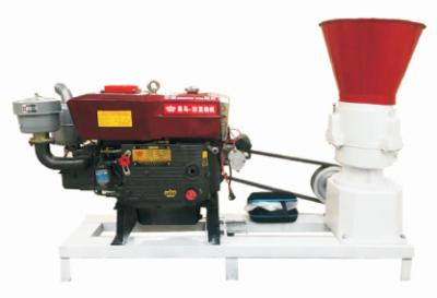 China Poultry Diesel Feed Pellet Making Machine Strong And Stable 8 - 22hp Flat Die 380V for sale