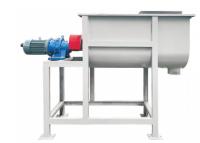 China Fast Mixing Speed U Type Ribbon Mixer 18.5kw 380V  High Efficiency Stainless Steel for sale