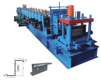 China Blue Z Purlin Roll Forming Machine 10m/min For Color Steel for sale