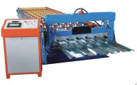 China CE 860 Metal Roof Roll Forming Machine Hydraulic Profile Cutting for sale