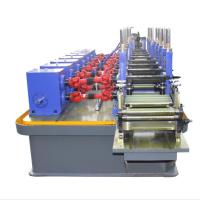 China CE Downspout Pipe Roll Forming Machine 50m/min High Frequency Welded for sale