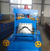 China CE Ridge Cap Roll Forming Machine Cr12 Hydraulic Cutting for sale