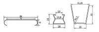 China C84 Gray Keel Roll Forming Machine For Advertising Board Lock Sheet for sale