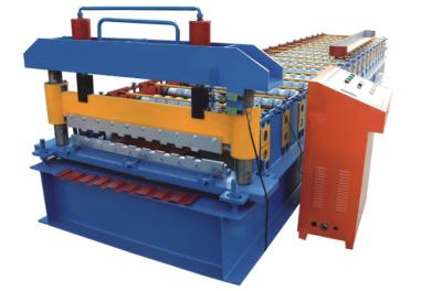 China 18m/min Shutter Door Roll Forming Machine ISO Colored Steel Tile for sale