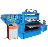 China Car Panel Roll Forming Machine Cr12 Glazed Steel Tile for sale