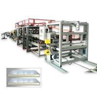 China 25T Sandwich Panel Roll Forming Machine 50Hz 300 H Steel Frame for sale