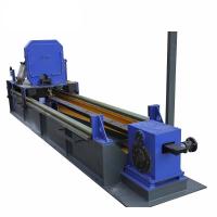 China Welded Down Pipe Roll Forming Machine 10m/min Cr12 Cutting for sale