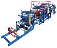 China PU Sandwich Panel Roll Forming Machine 28KW Production Line for sale