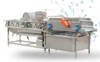 China 4.2KW Fruit Bubble Washing Machine 1500kg/h With Impurity Removal Device for sale