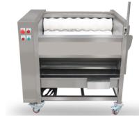 China 800kg/h Food Processing Machinery , Brush Industrial Peeling Machine for sale