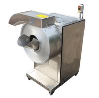 China Restaurants Food Processing Machinery , 1000kg/h Electric Chip Cutter for sale