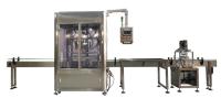 China Peanut Oil Automatic Packaging Machine , 1800bph Oil Bottle Filling Cap Machine for sale