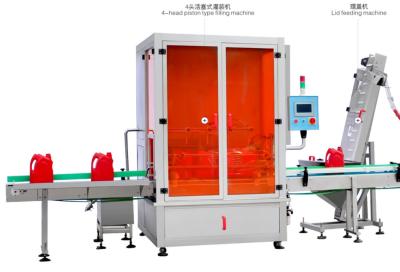 China Silver Plastic Bottle Labeling Machine Cap Sealer 20bpm for sale